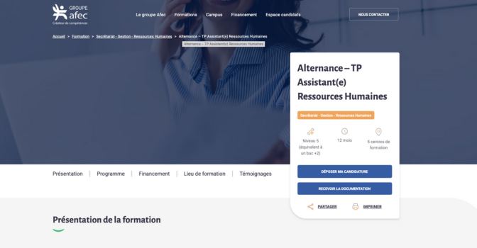 Top 5 formations RH en alternance à distance en 2026