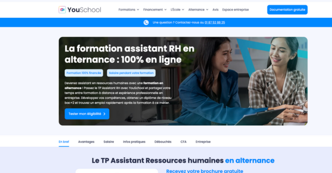 Top 5 formations RH en alternance à distance en 2026