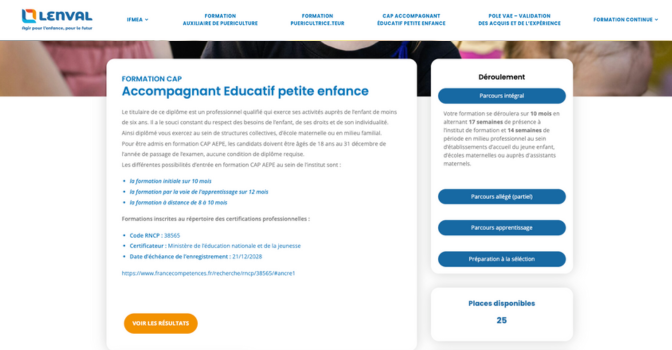 Top 5 formations CAP AEPE en alternance à distance en 2026