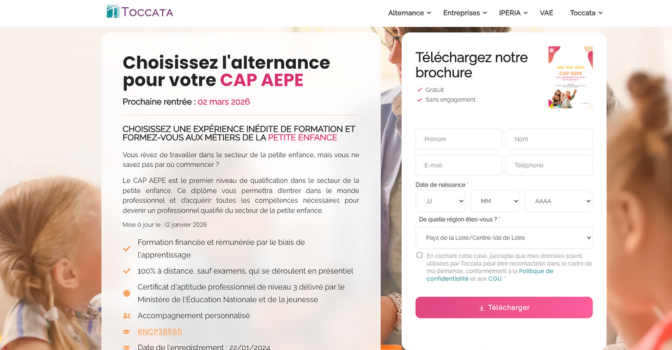 Top 5 formations CAP AEPE en alternance à distance en 2026